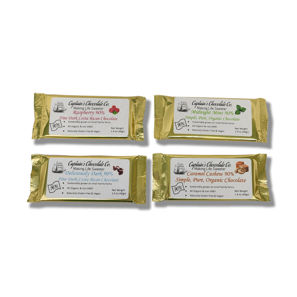 90% Chocolate Bars – Captain's Chocolate