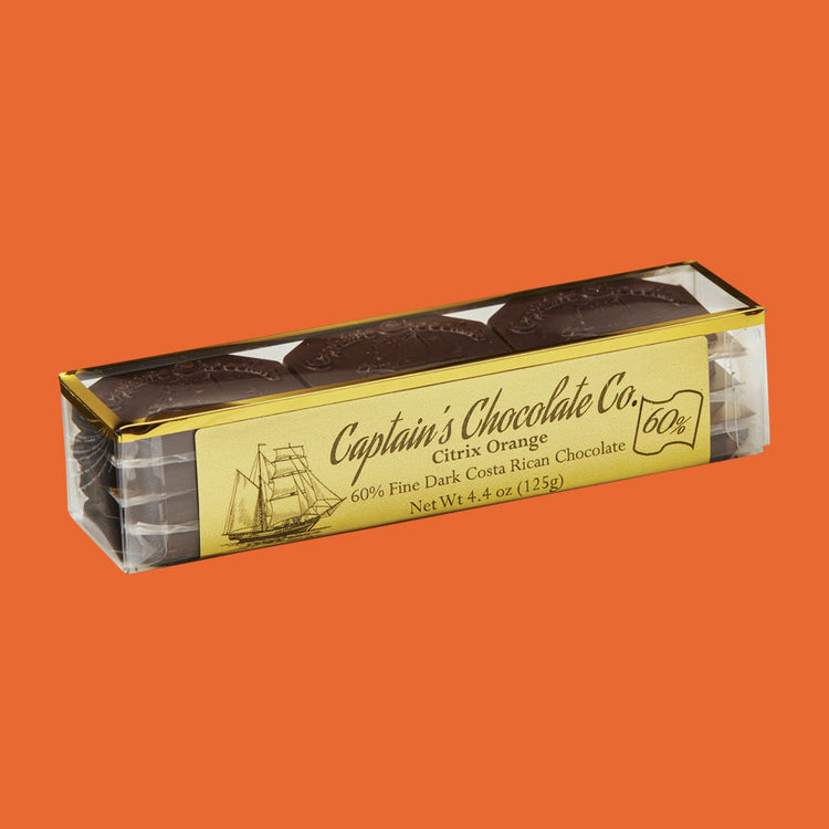Organic Orange Dark Chocolate Box Set (12pc) – Captain's Chocolate